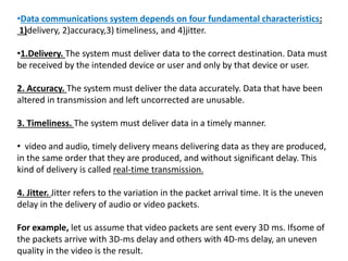 Data communication and Networks | PPTX