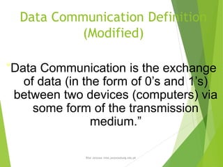 Data communication & network 1 & 2 | PPT