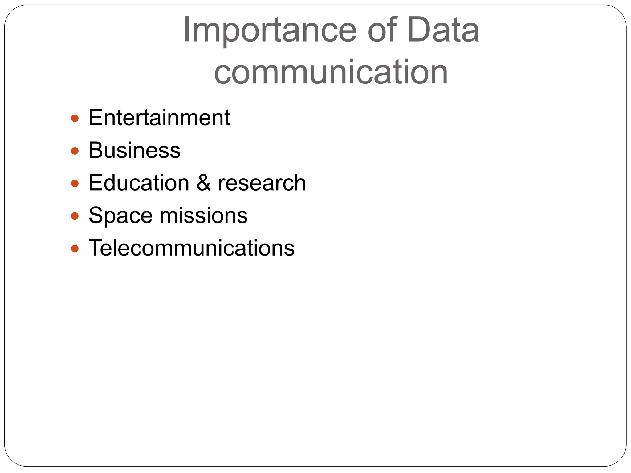 Data communication & network | PPT