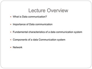 Data communication & network | PPSX