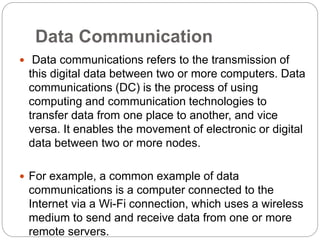 Data communication & network | PPT