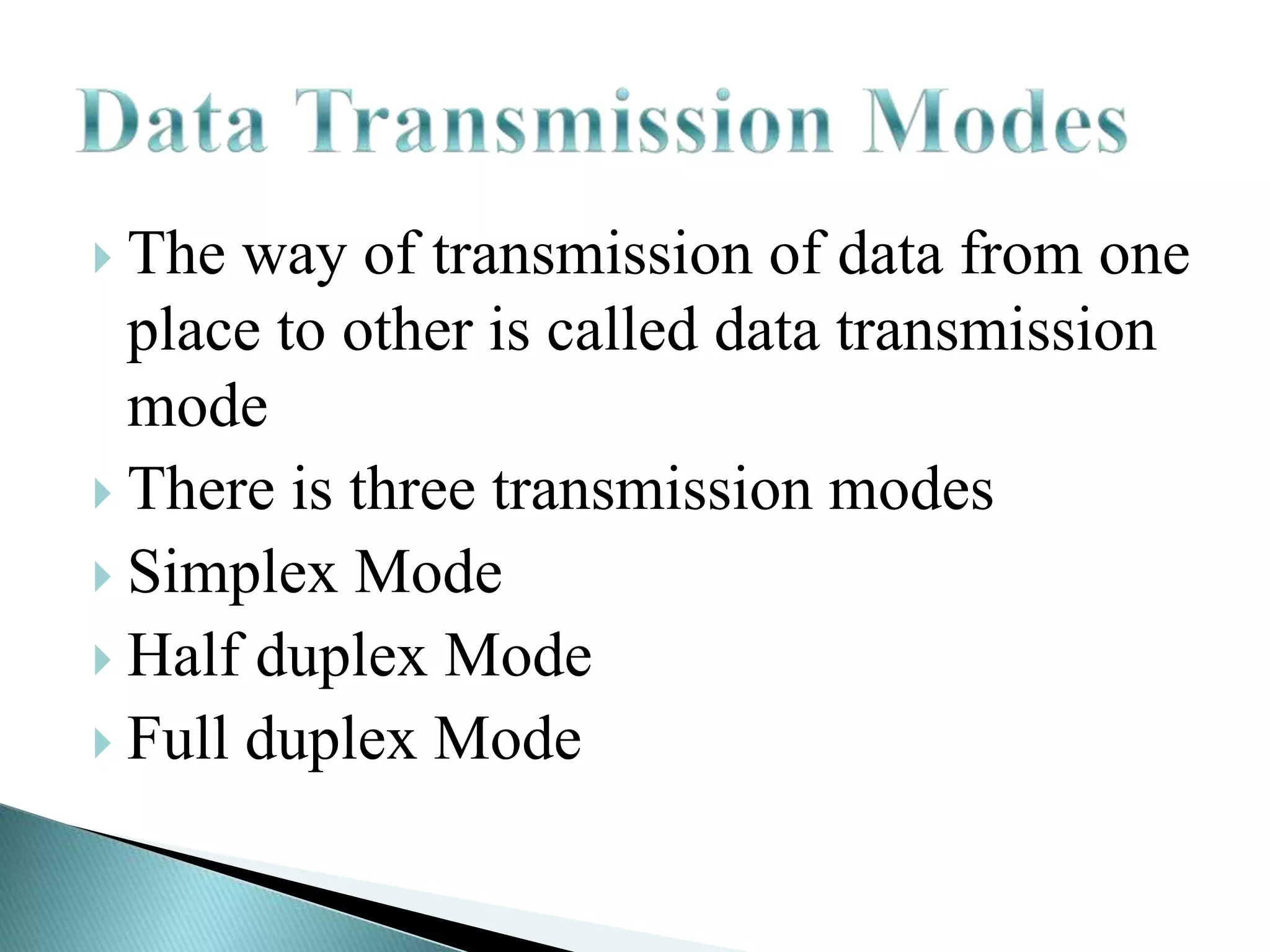 Data communication & networks | PPTX