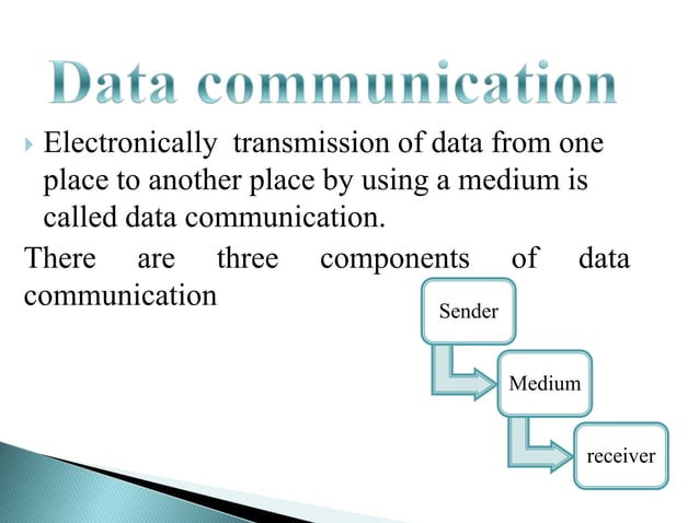 Data communication & networks | PPTX