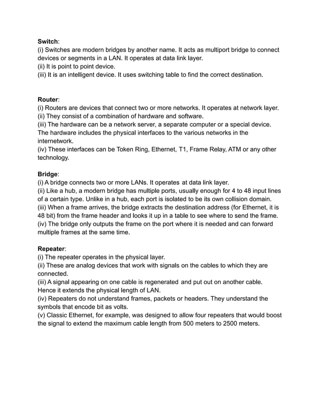 Data communication notes | PDF