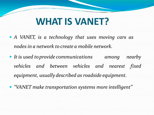 Architecture and security in Vanet PPT | PPTX | Computer Networking | Computing