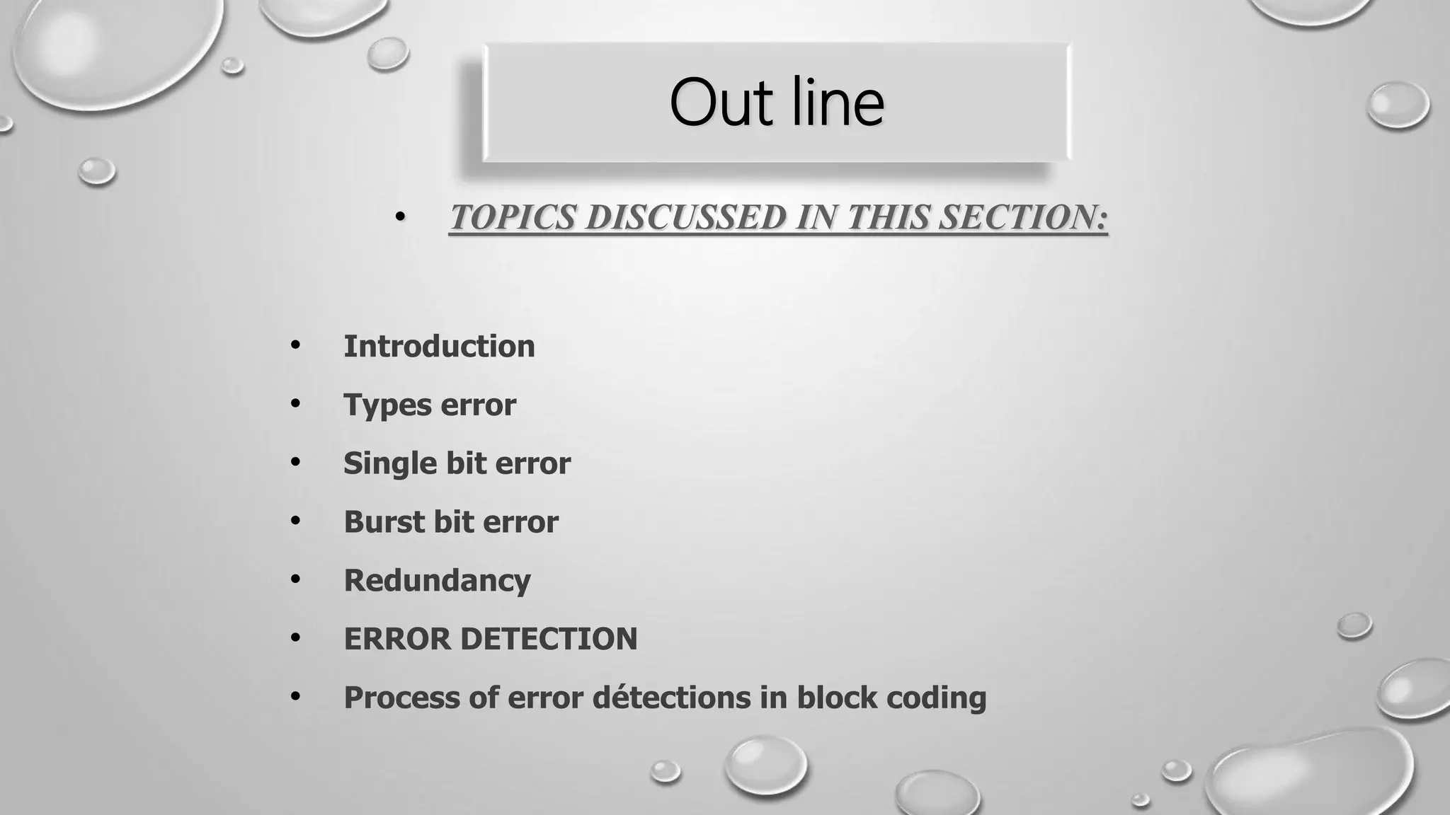 Error Detection and Correction | PPTX