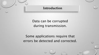 Error Detection and Correction | PPTX