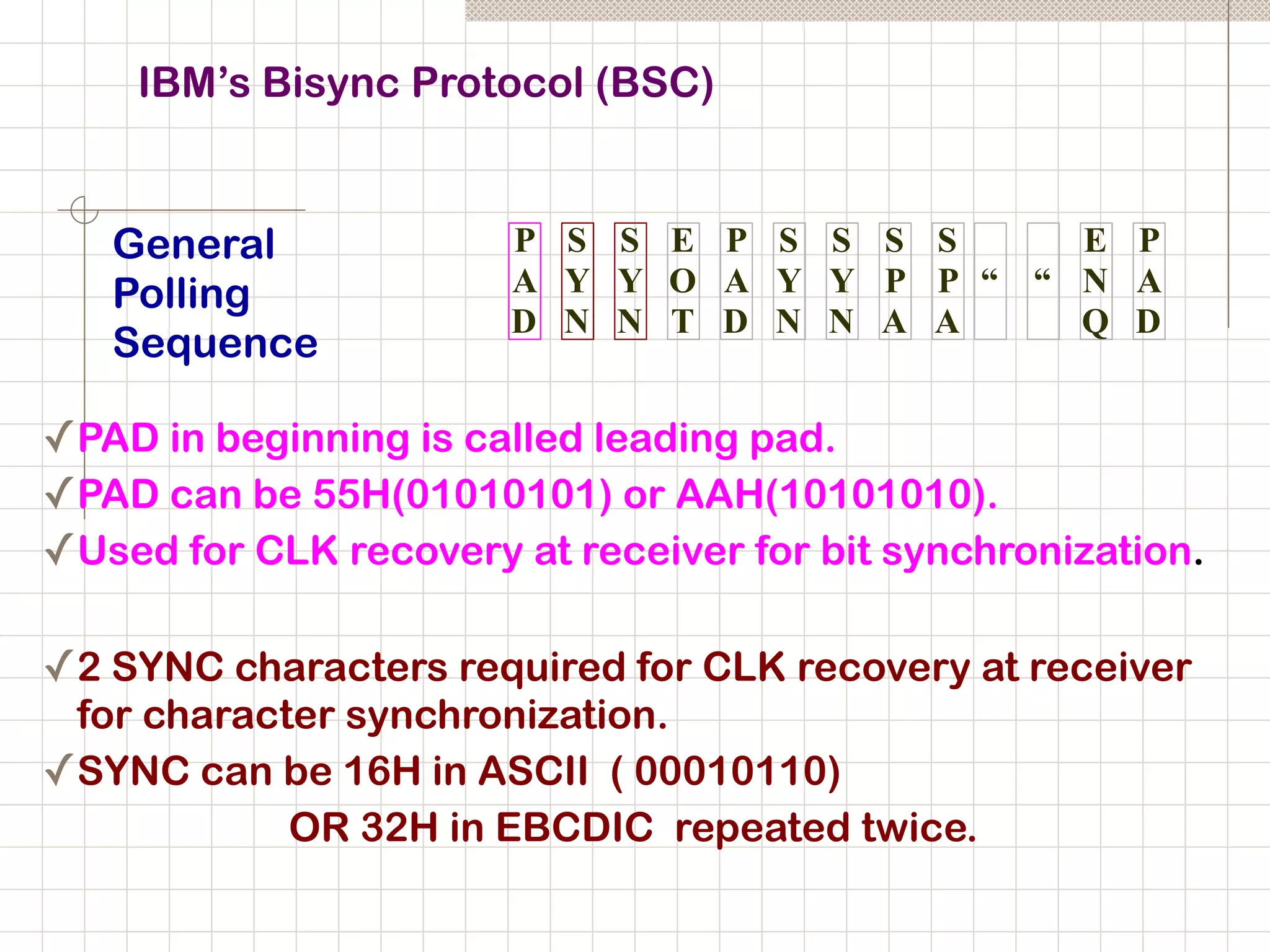 Data communication protocols in centralised networks (in master:slave ...