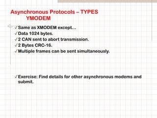 Data communication protocols in centralised networks (in master:slave ...