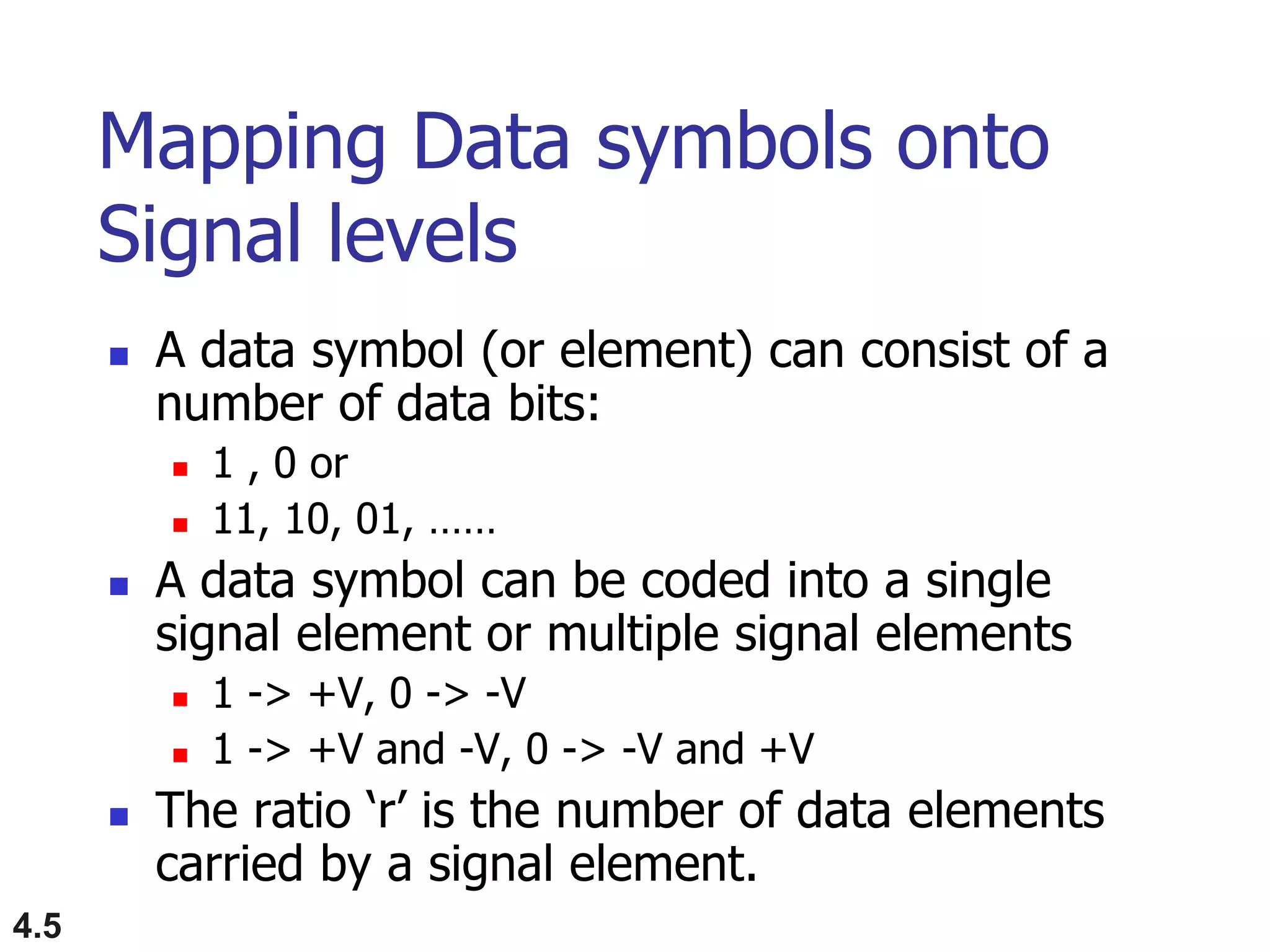 Data communications 4 1 | PPTX