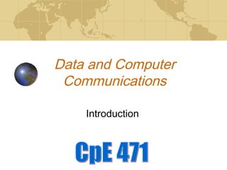 Data & comp. communication | PPT