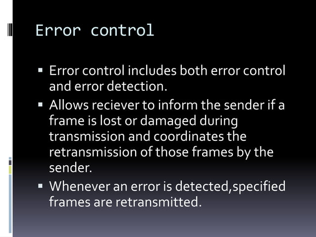 Datalink control(framing,protocols) | PPT