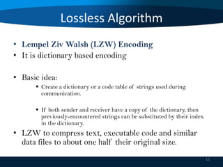 Data compression | PPTX