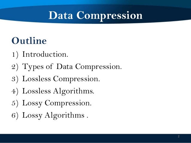 Data compression
