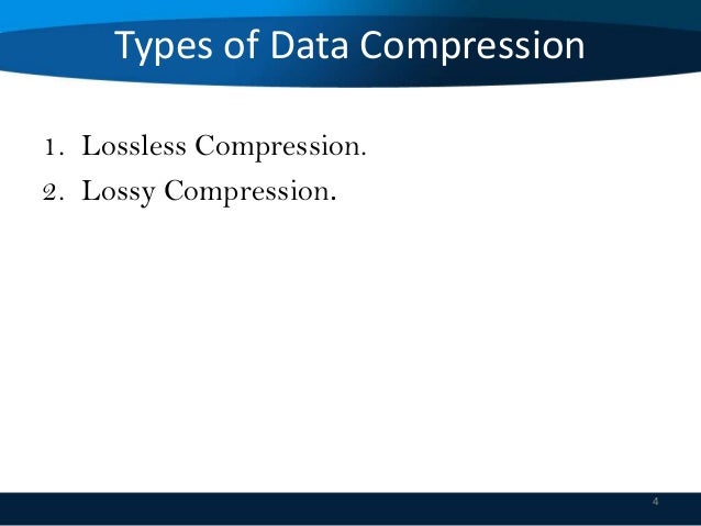 Data compression