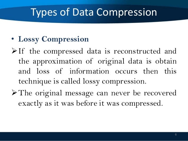 Data compression