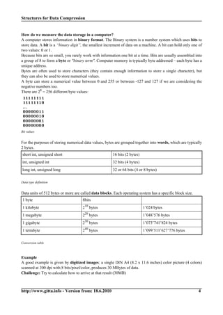 Data compression | PDF