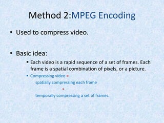 Fundamentals of Data compression | PPTX