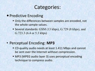 Fundamentals of Data compression | PPTX