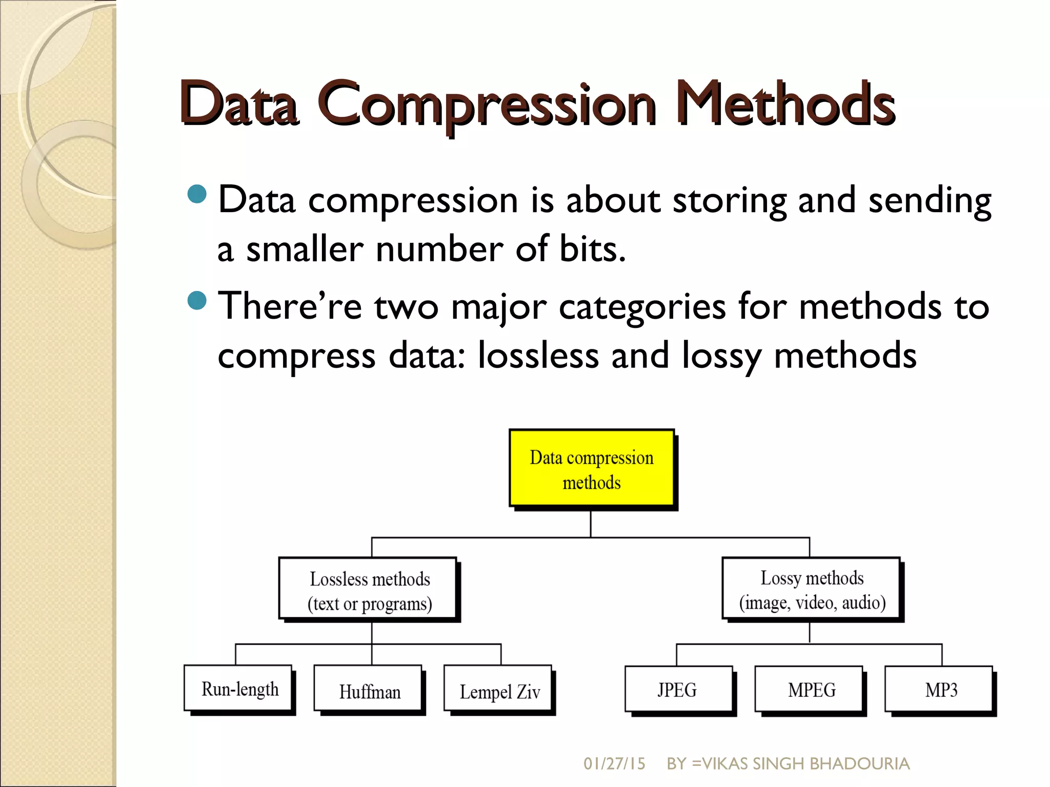 Data compression | PPT
