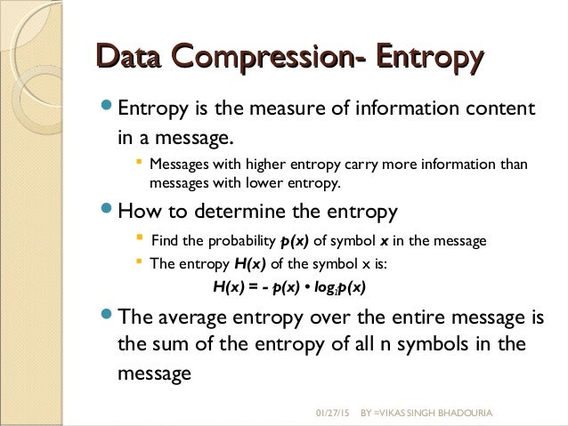 Data compression