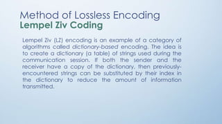 Data compression | PPTX