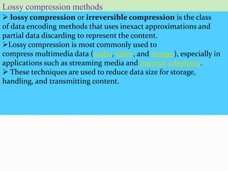 Data compression | PPTX