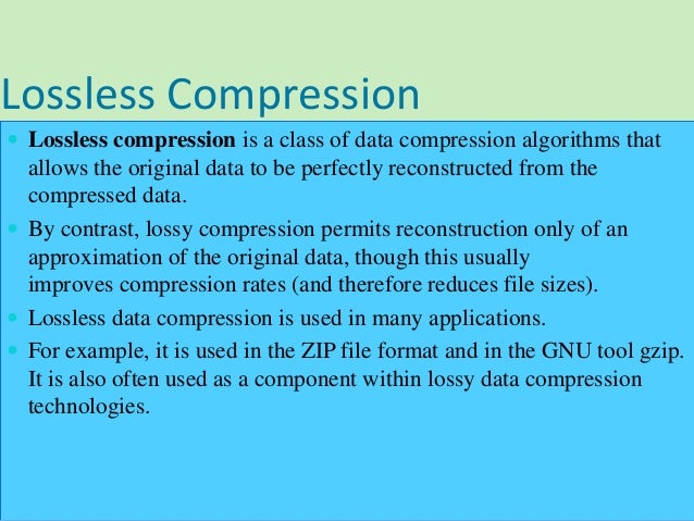 Data compression