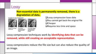 Data Compression (Lossy and Lossless) | PPTX