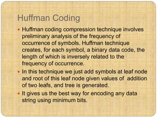 Data compression | PPTX