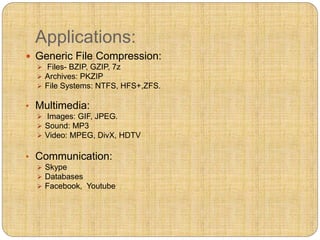 Data compression | PPTX