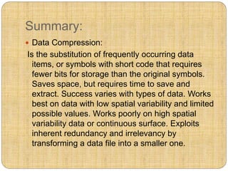 Data compression | PPTX