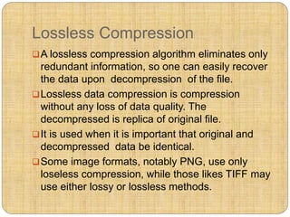 Data compression | PPTX