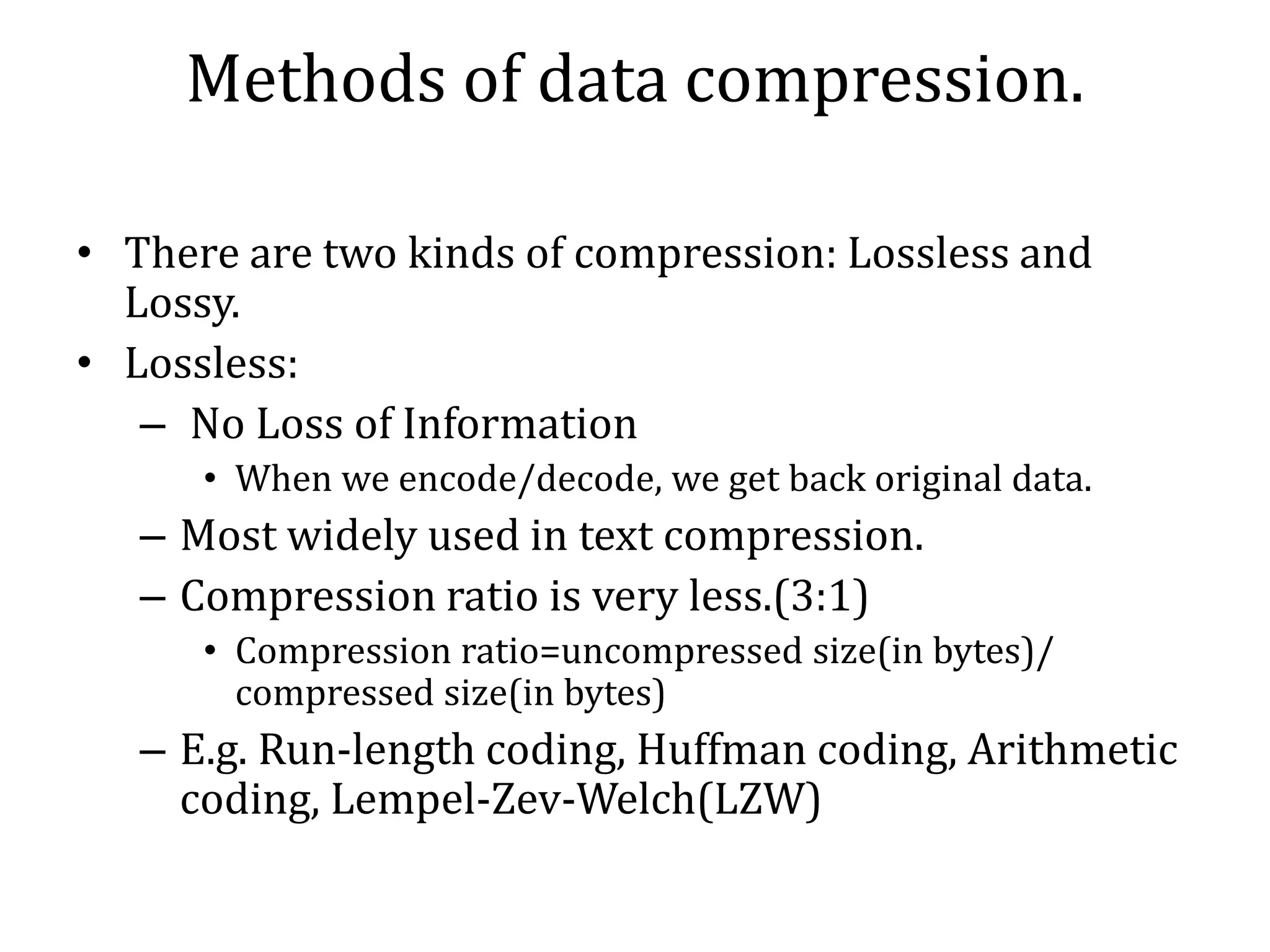 Data compression | PPT