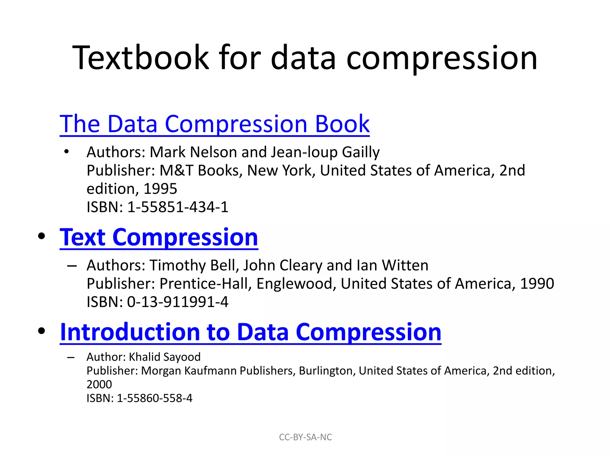 Data compression | PPT