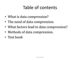 Data compression | PPT