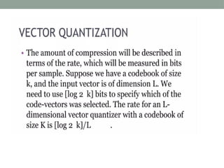 DATA COMPRESSION USING QUANTIZATION MODELS | PPTX