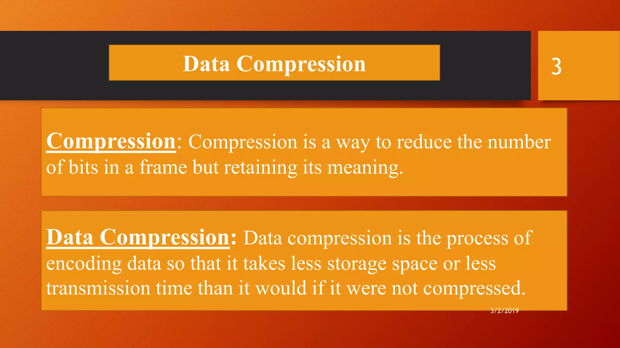 Data compression & Classification | PPTX