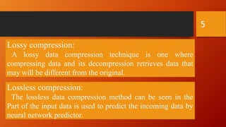 Data compression & Classification | PPT