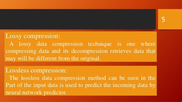 Data compression & Classification