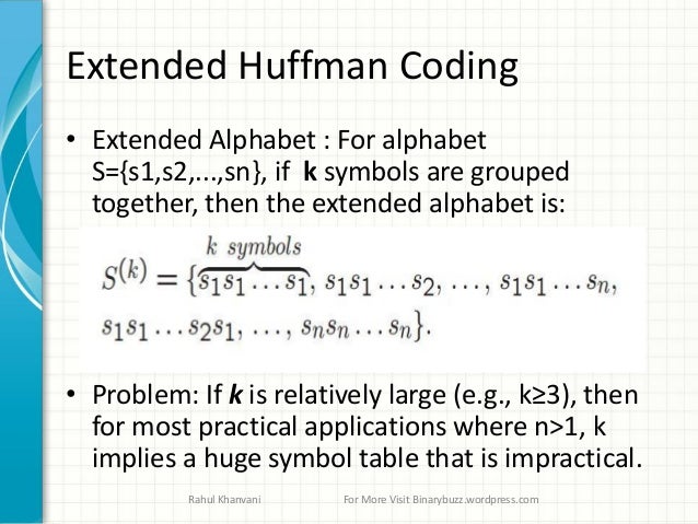 Data Compression Huffman Coding Algoritham