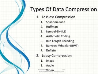 Data compression introduction | PPT