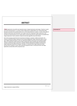 Data compression using huffman coding | PDF