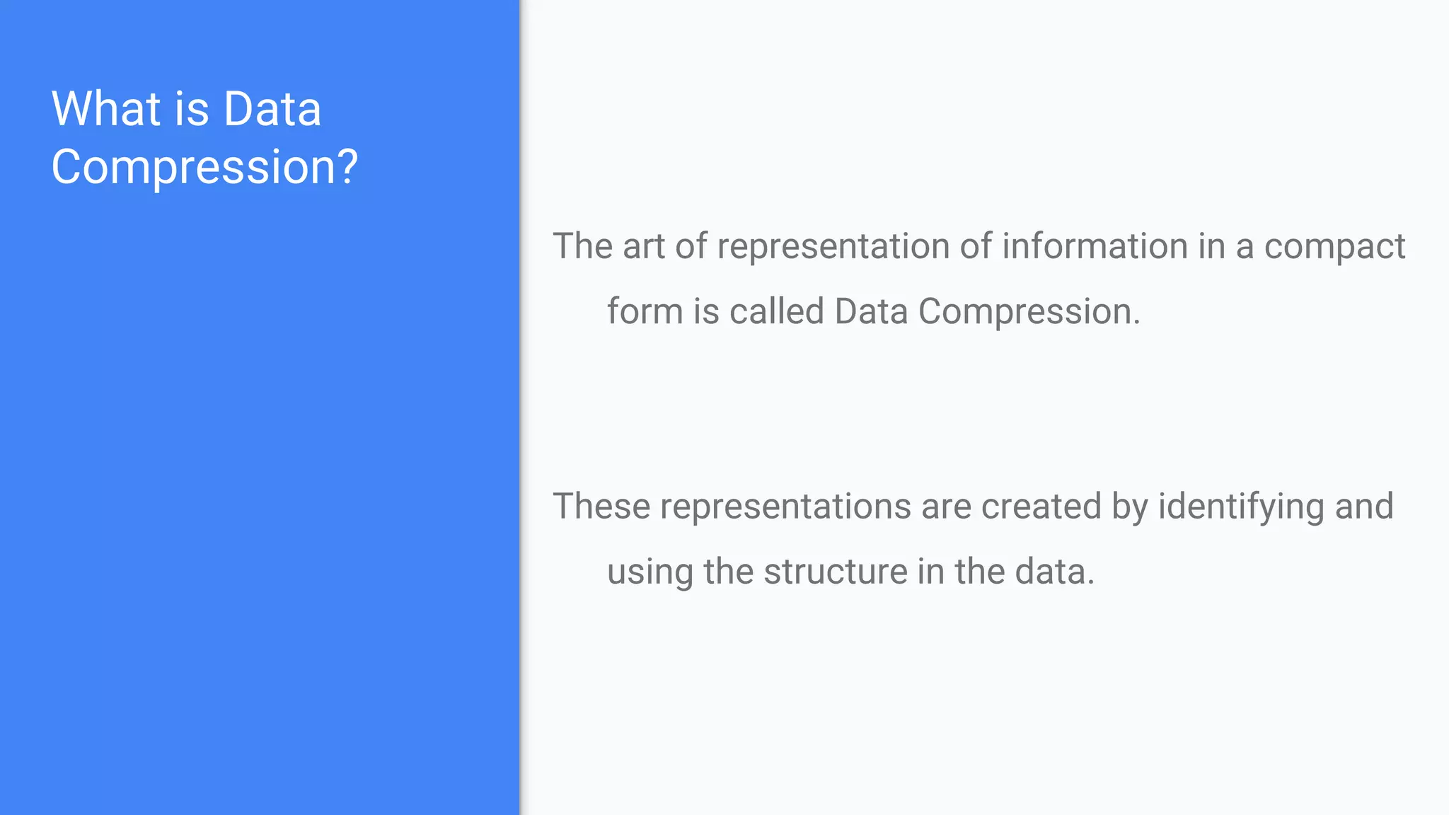 Data compression techniques | PPTX