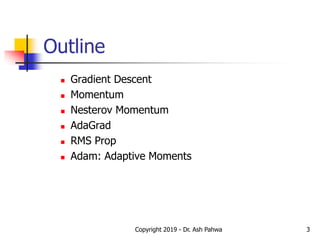 Data Con LA 2019 - Optimization Algorithms for Deep Learning by Ash Pahwa | PPT