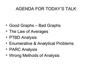 Data confusion (how to confuse yourself and others with data analysis ...