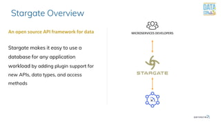 Stargate, the gateway for some multi-models data API | PPTX