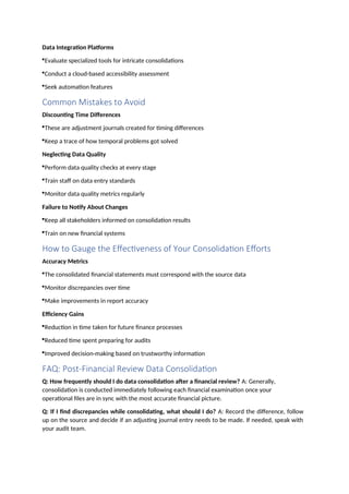 Data Consolidation Report after Financial Review.ppt