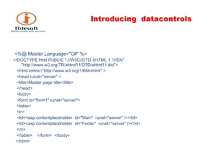 Data controls ppt | PPT