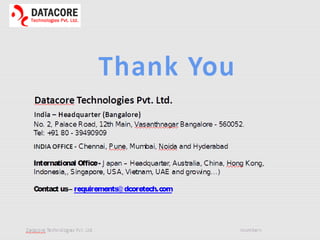 Datacore Tech Company Profile | PPT